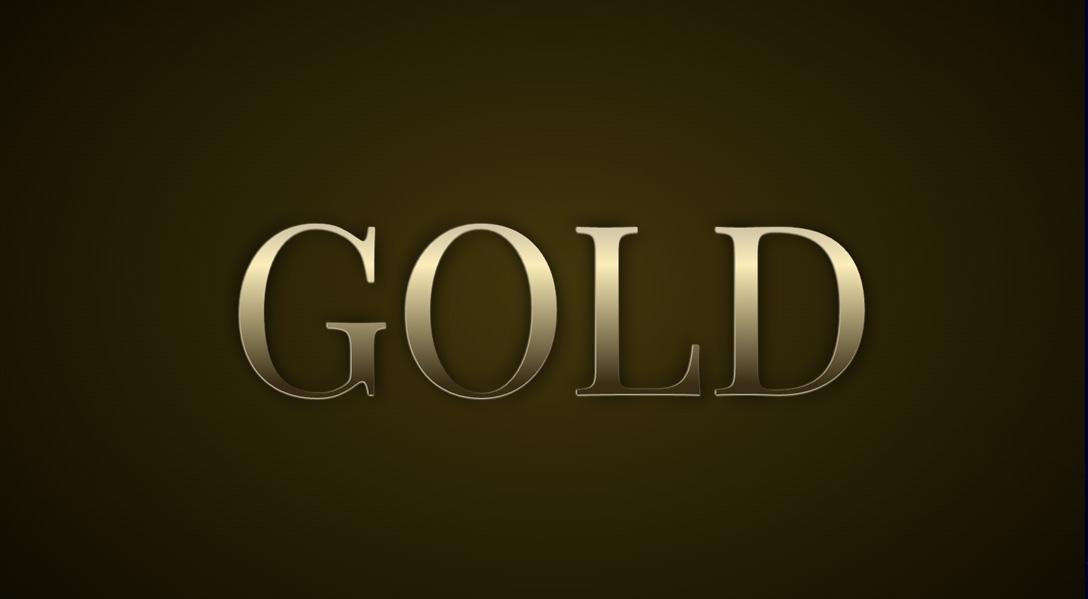 Gold Text Effect with CSS